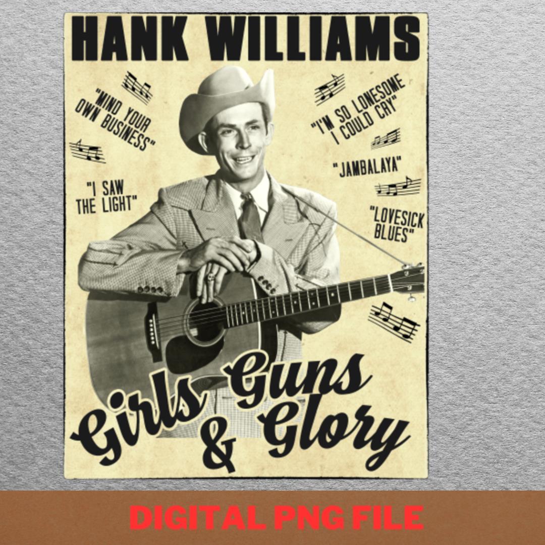 Hank Williams Emotional Depth PNG, Hank Williams PNG, Outlaw | Inspire ...
