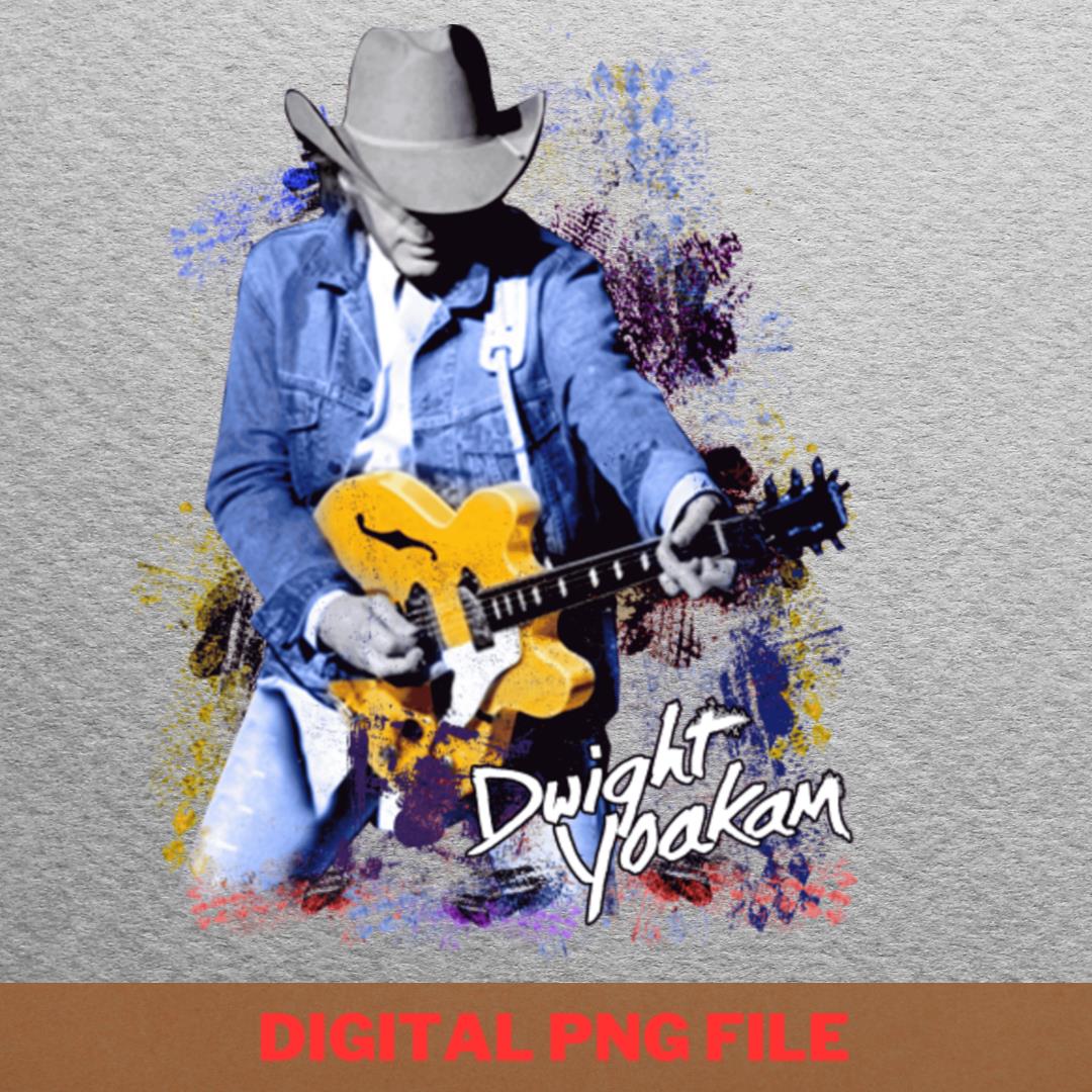 George Strait Gold PNG, Dwight Yoakam PNG, Classic Rock Digi | Inspire ...