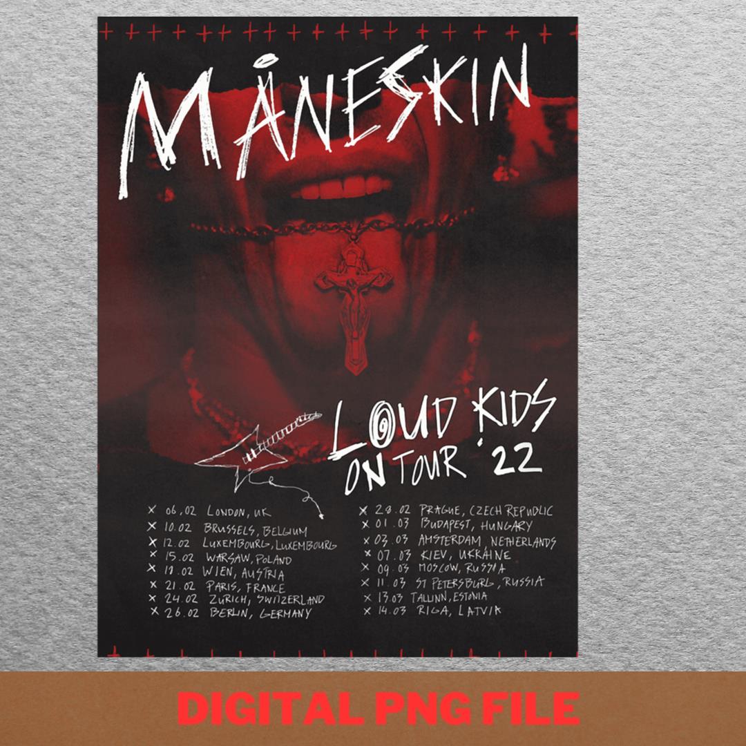 Maneskin Style Icon PNG, Maneskin PNG, Damiano David Digital | Inspire ...