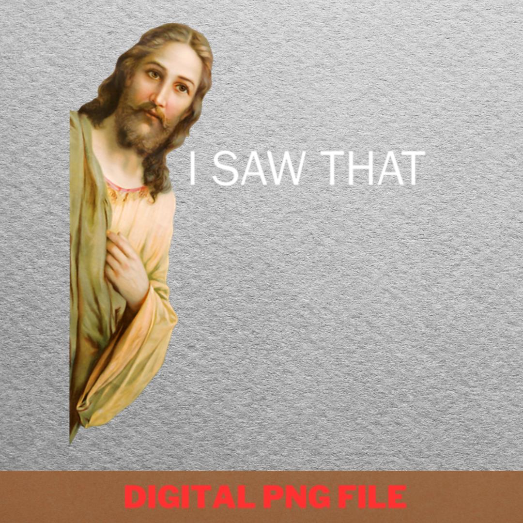 Jesus Meme Celestial Chuckles PNG, Jesus Meme PNG, Jesus Chr | Inspire ...