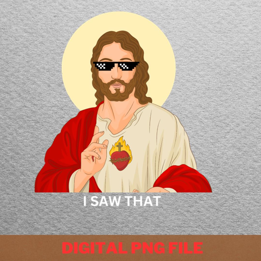 Jesus Meme Righteous Ribbing PNG, Jesus Meme PNG, Jesus Chri - Inspire ...