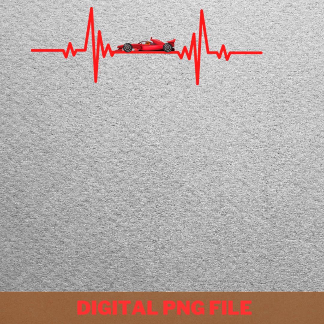F1 Heartbeat Pulse Red - Ferrari F1 Thrill PNG, Ferrari F1 P | Inspire ...
