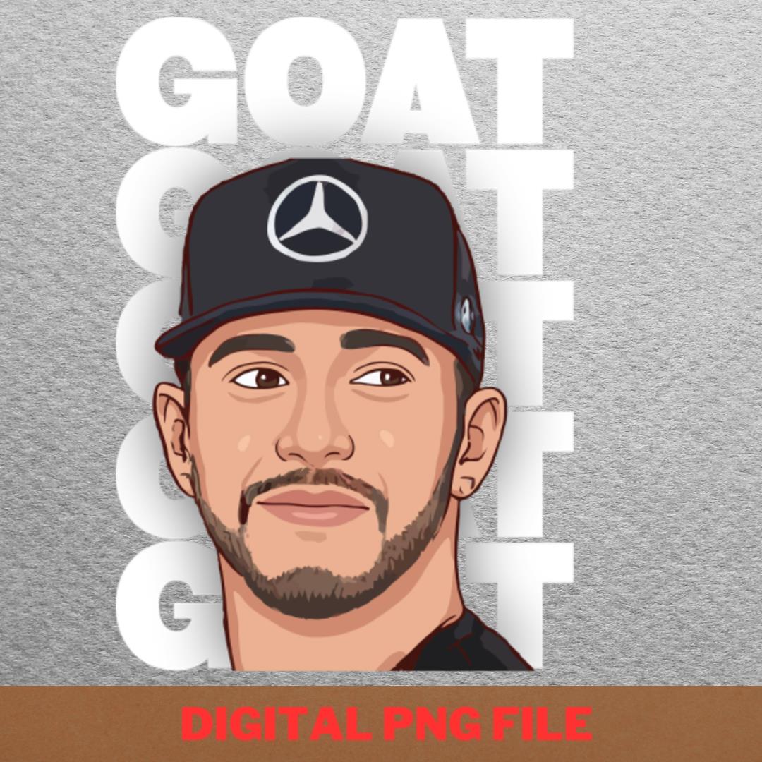 Lewis Hamilton Goat - Ferrari F1 Handle PNG, Ferrari F1 PNG, | Inspire ...