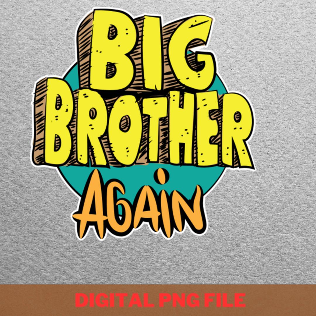 Big Brother Laughs PNG, Big Brother PNG, Funny Family Digita | Inspire ...