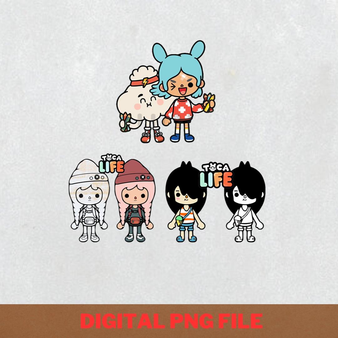 Toca Boca Creativity PNG, Toca Boca PNG, Toca Game Digital P | Inspire ...