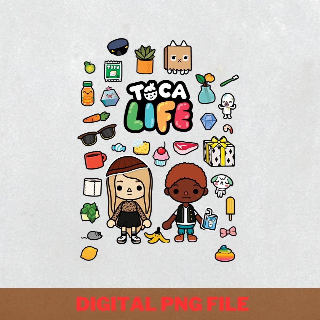 Toca Boca Hairstyles PNG, Toca Boca PNG, Toca Game Digital P | Inspire ...
