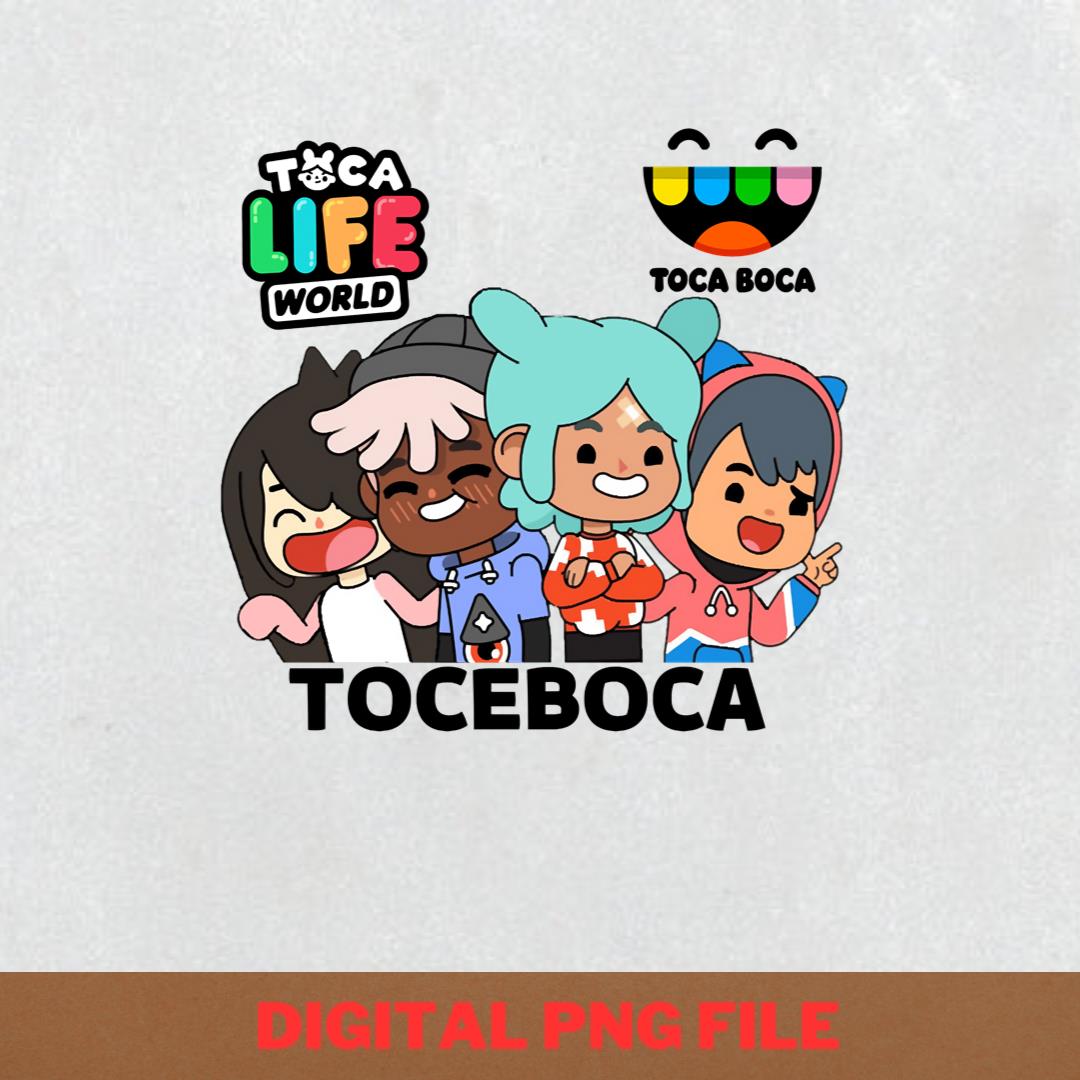 Toca Boca Vacation PNG, Toca Boca PNG, Toca Game Digital Png | Inspire ...