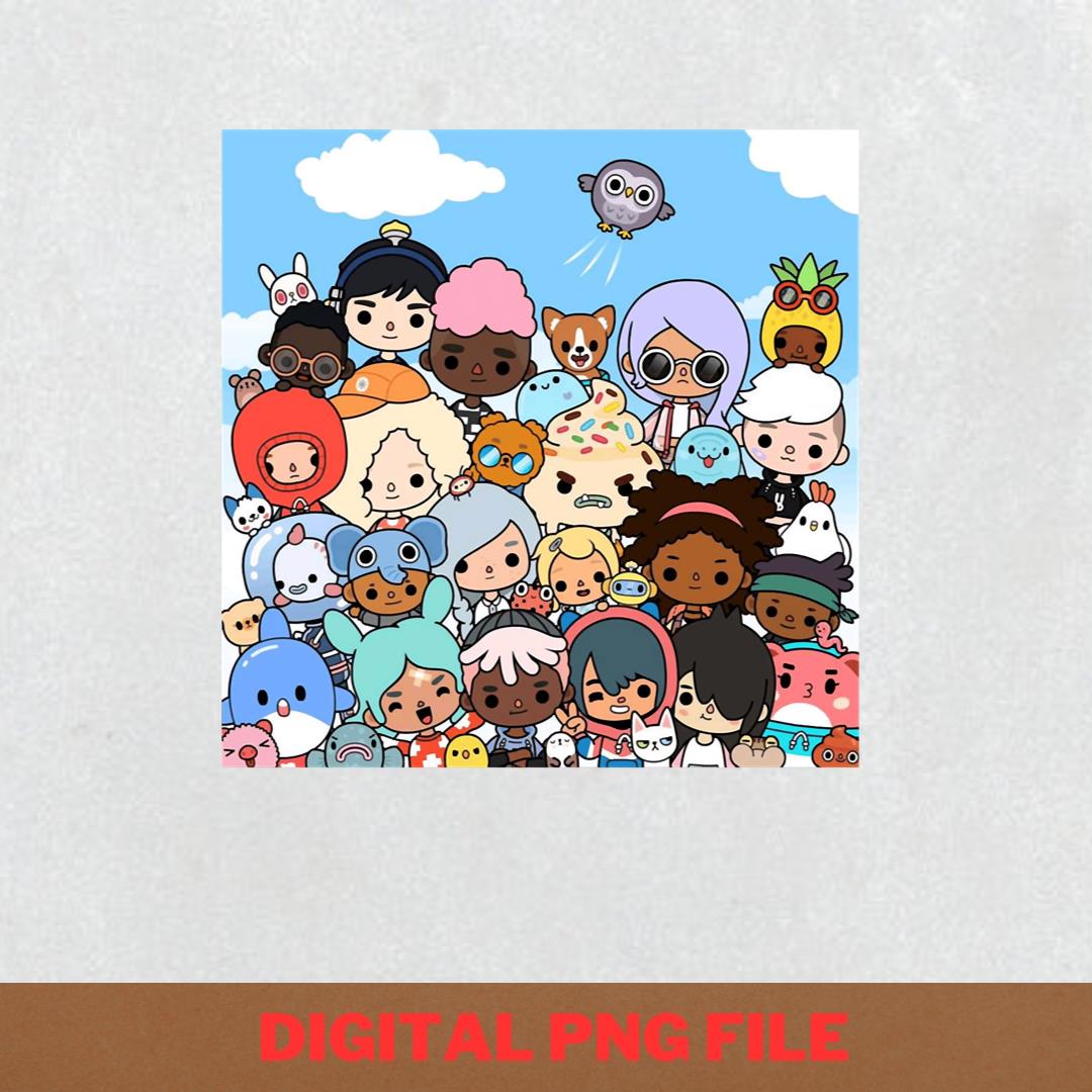 Toca Boca Circus PNG, Toca Boca PNG, Toca Game Digital Png F | Inspire ...