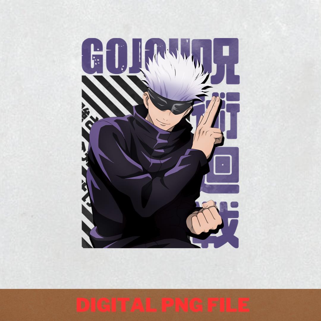 Gojo Jujutsu Kaisen Charismatic Mentor PNG, Gojo Satoru PNG, | Inspire ...