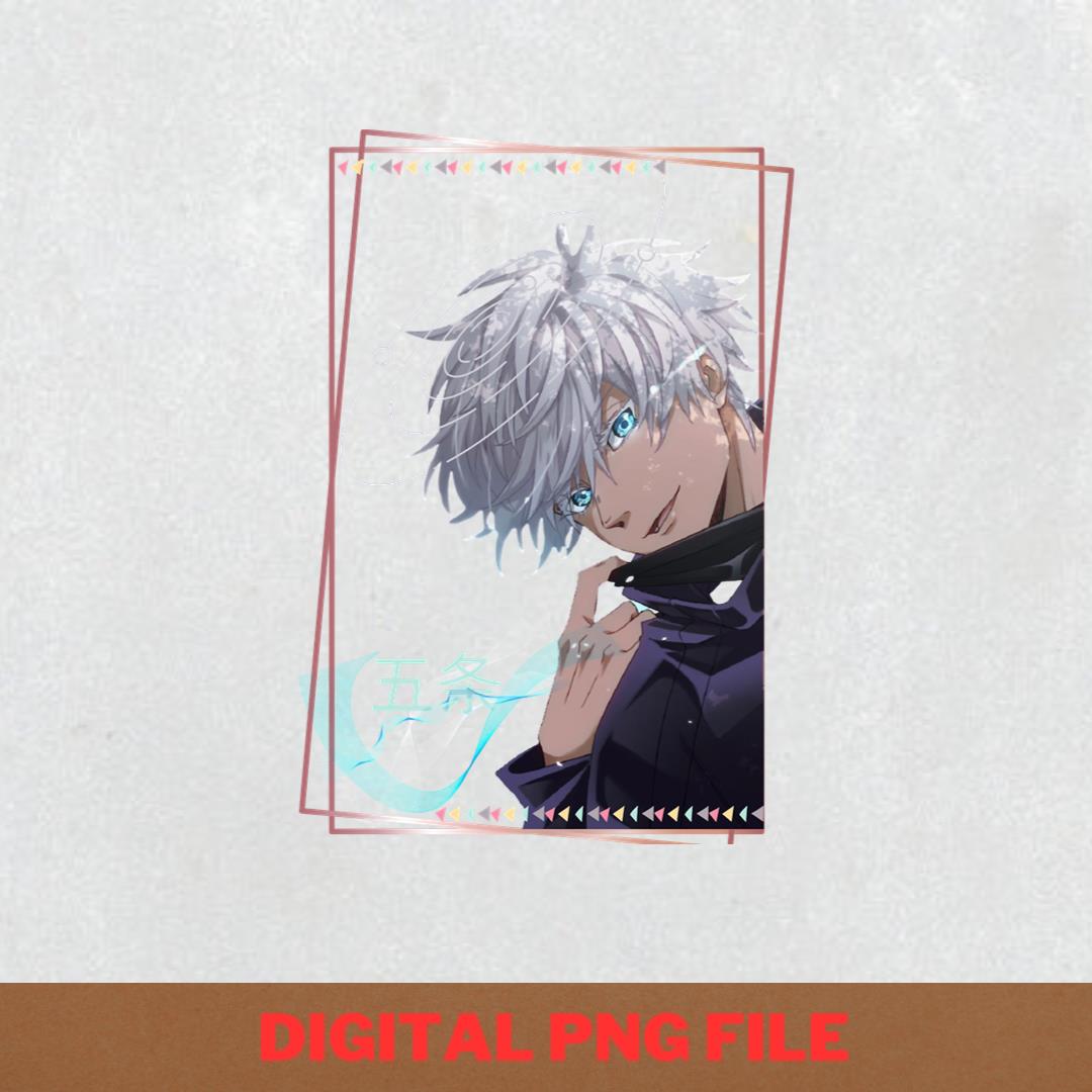 Gojo Jujutsu Kaisen Laid-Back Approach PNG, Gojo Satoru PNG, | Inspire ...