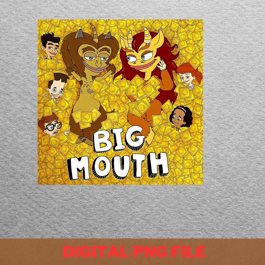Big Mouth Monsters PNG, Big Mouth PNG, Big Mouth Netflix Dig | Inspire ...