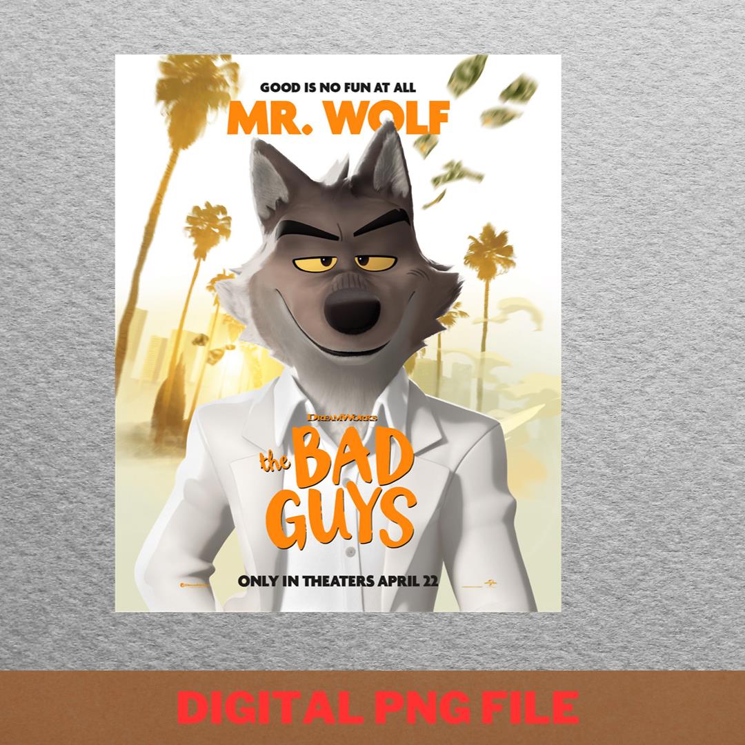 The Bad Guys Reformed PNG, The Bad Guys PNG, Cartoon Animals | Inspire ...