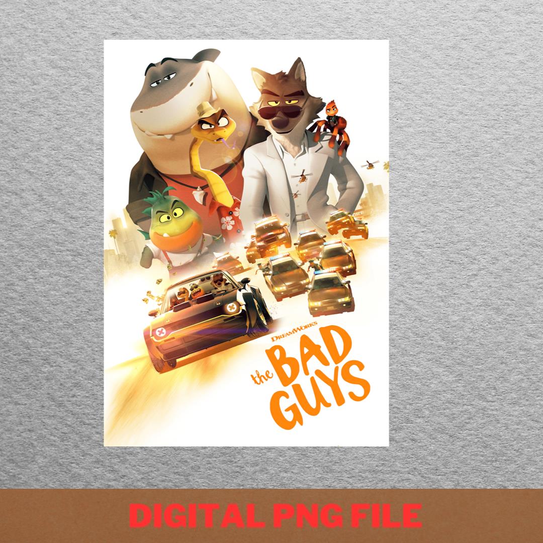 The Bad Guys Secrets PNG, The Bad Guys PNG, Cartoon Animals | Inspire ...