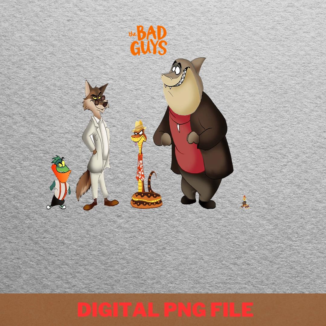 The Bad Guys Justice PNG, The Bad Guys PNG, Cartoon Animals | Inspire ...