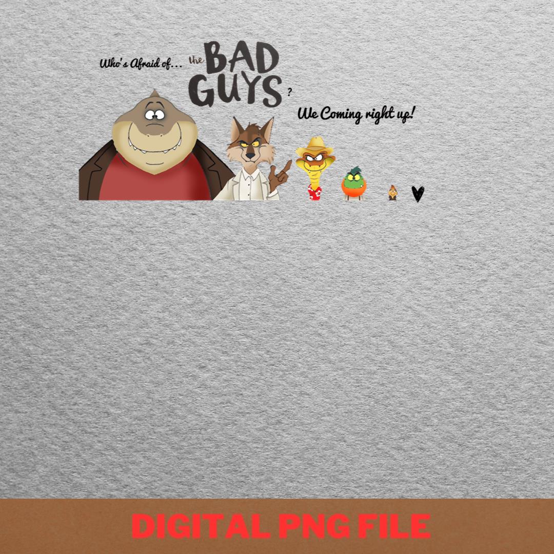 The Bad Guys Latitude PNG, The Bad Guys PNG, Cartoon Animals | Inspire ...