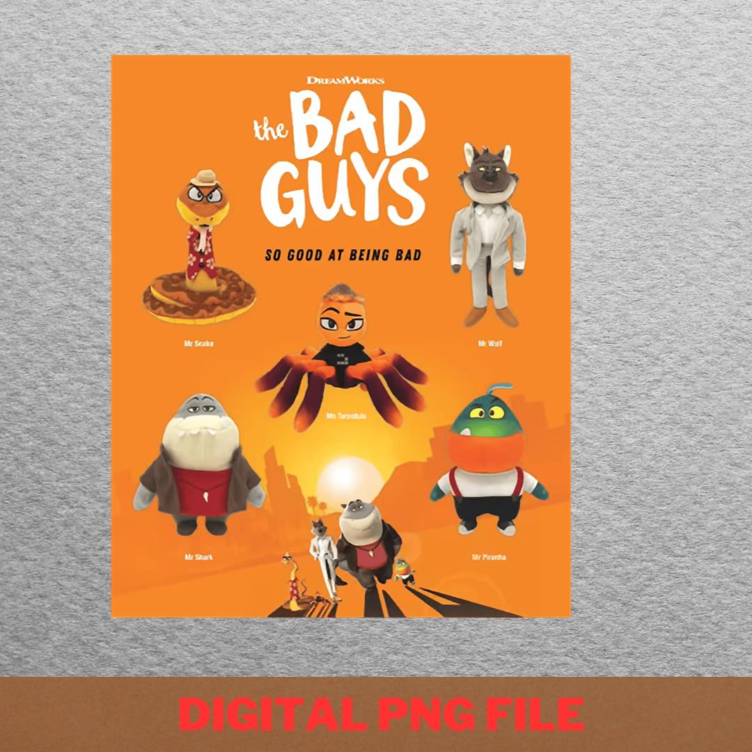 The Bad Guys Stance PNG, The Bad Guys PNG, Cartoon Animals D | Inspire ...