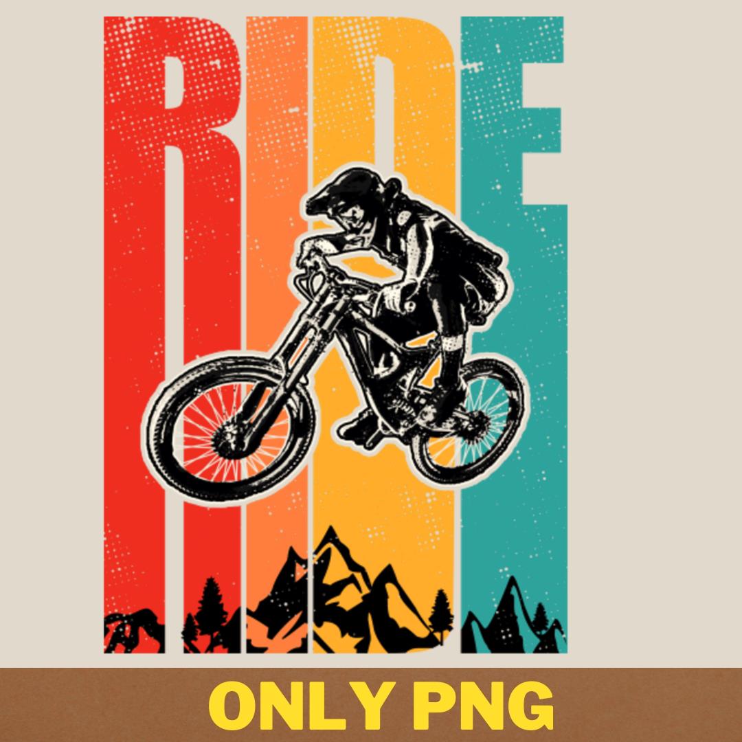 Mountain Bike Ride PNG, Cycling PNG, Rad Racing Digital Png | Inspire ...