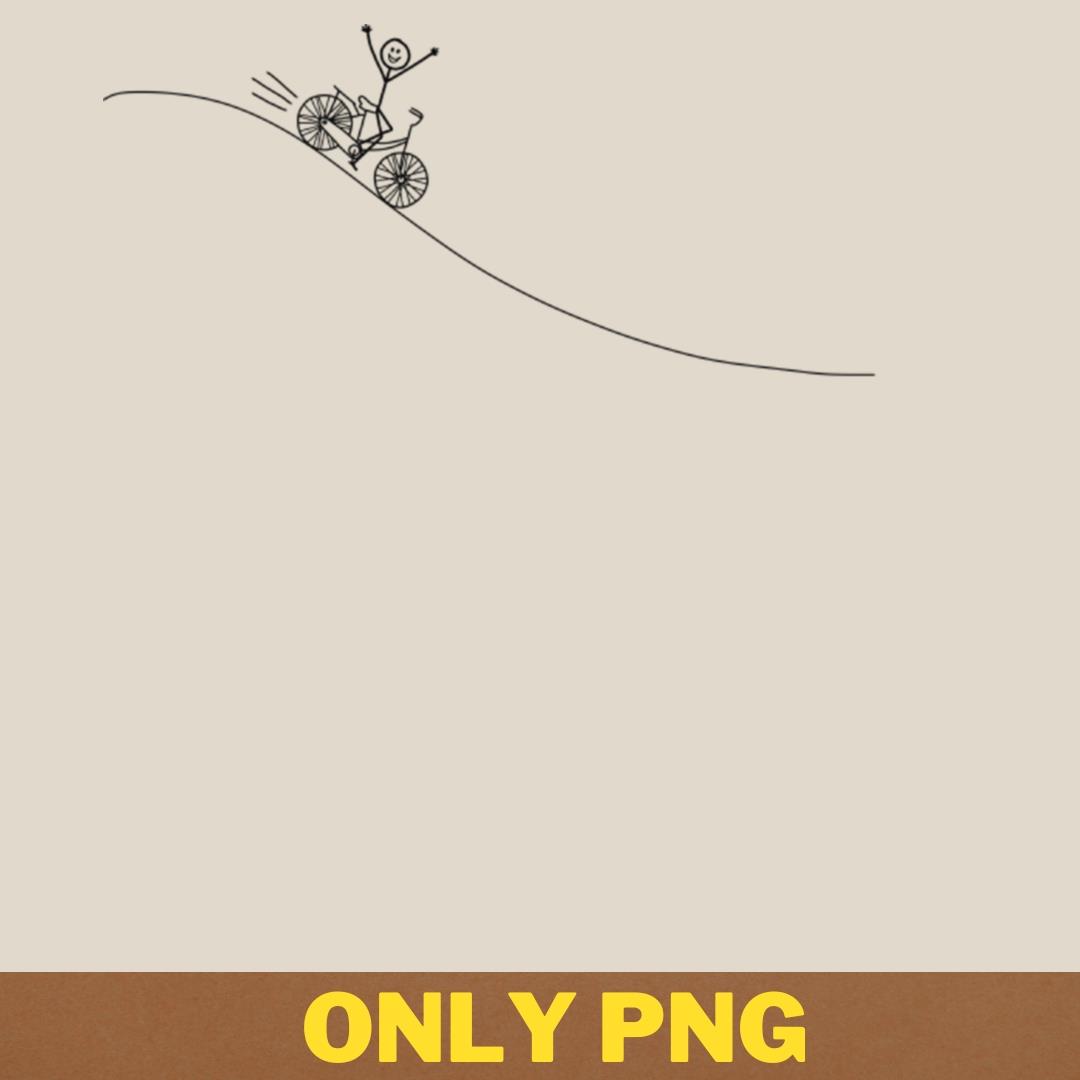 Fun Cycling Downhill PNG, Cycling PNG, Rad Racing Digital Pn | Inspire ...