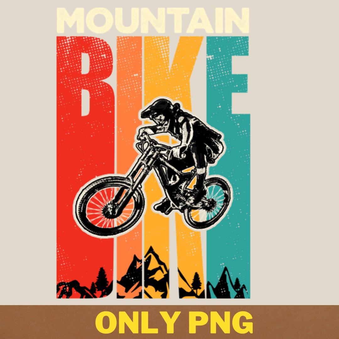 Vintage Mountain Bike PNG, Cycling PNG, Rad Racing Digital P | Inspire ...
