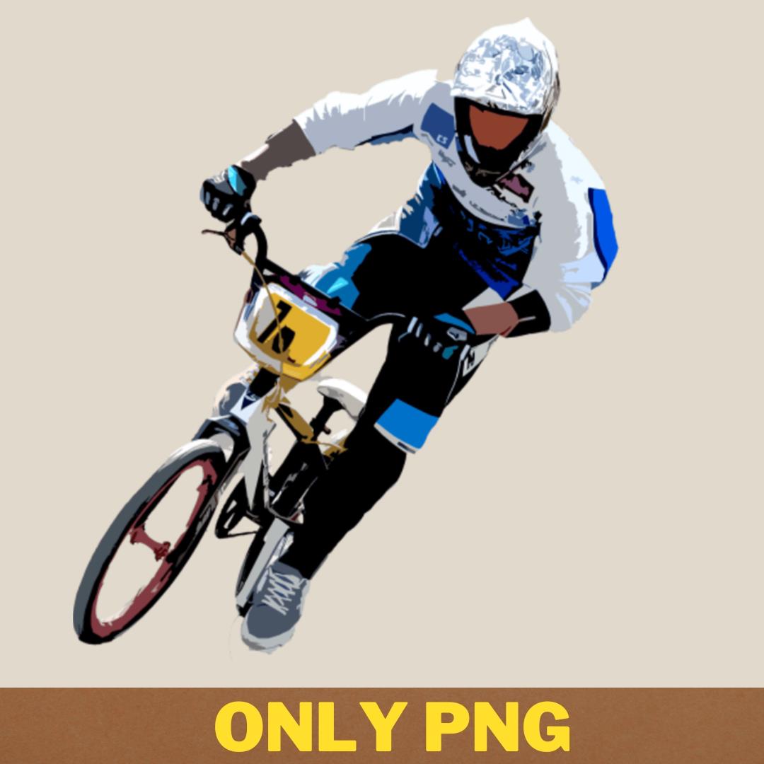 Bmx Rider PNG, Cycling PNG, Rad Racing Digital Png Files | Inspire Uplift
