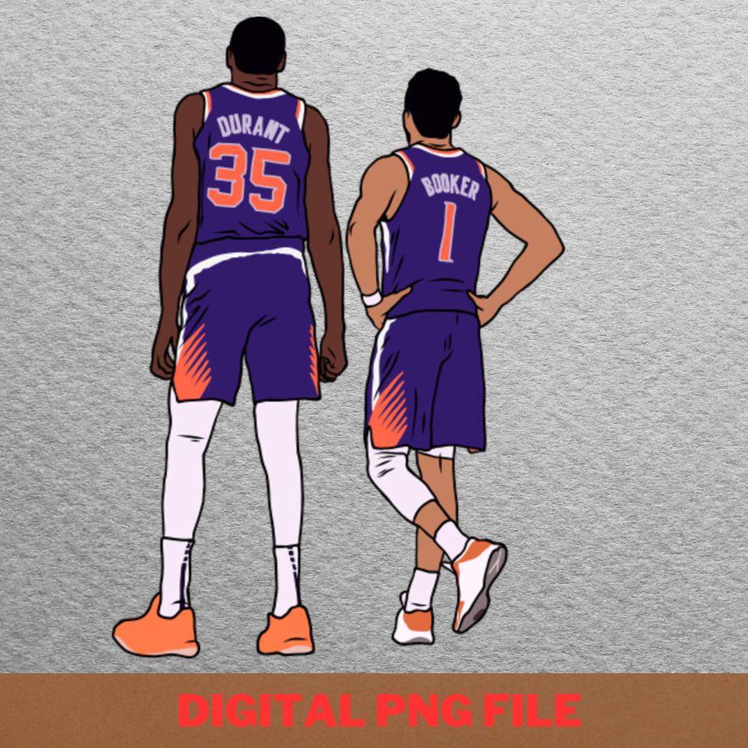 Kevin Durant And Devin Booker - Devin Booker Clutch PNG, Dev | Inspire ...