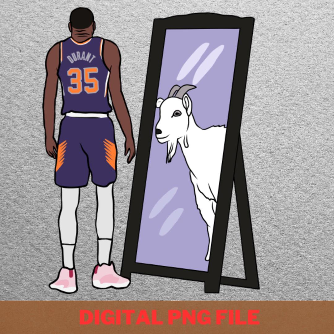 Kevin Durant Mirror Goat - Devin Booker Tactics PNG, Devin B | Inspire ...