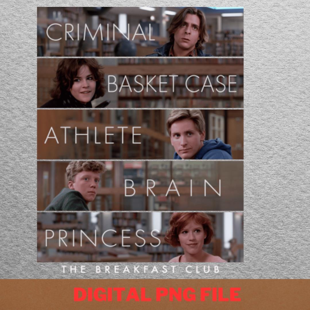 Breakfast Club Iconic Quotes PNG, Breakfast Club PNG, 80S Mo | Inspire ...
