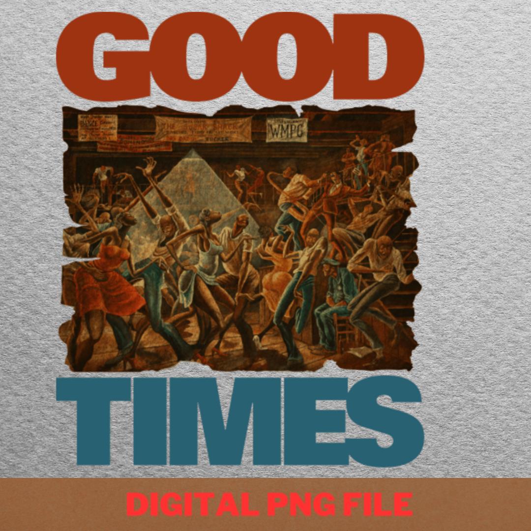 Good Times Dancing PNG, Good Times PNG, Sanford And Son Digi | Inspire ...