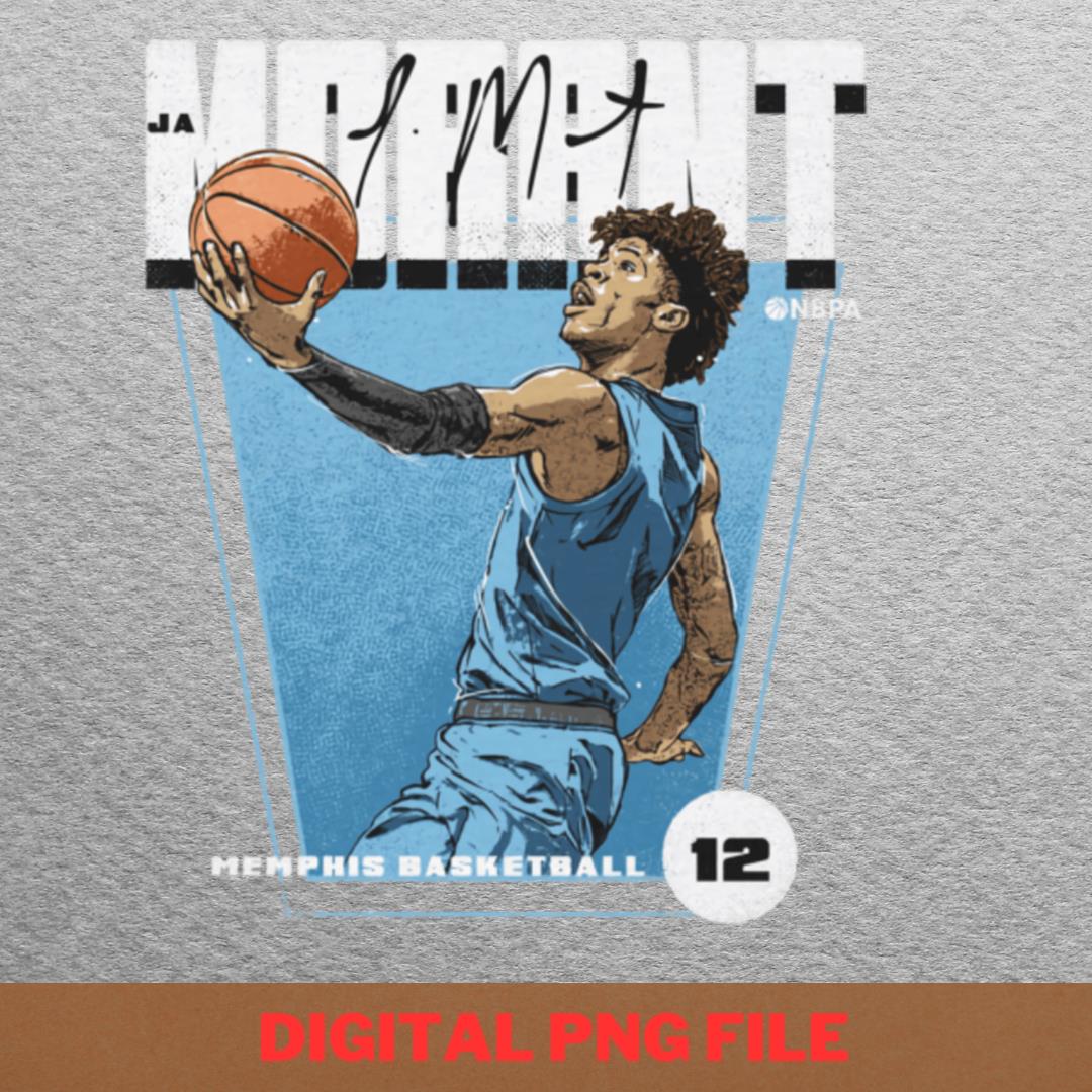Ja Morant Tenacious PNG, Ja Morant PNG, Basketball Player Di - Inspire ...