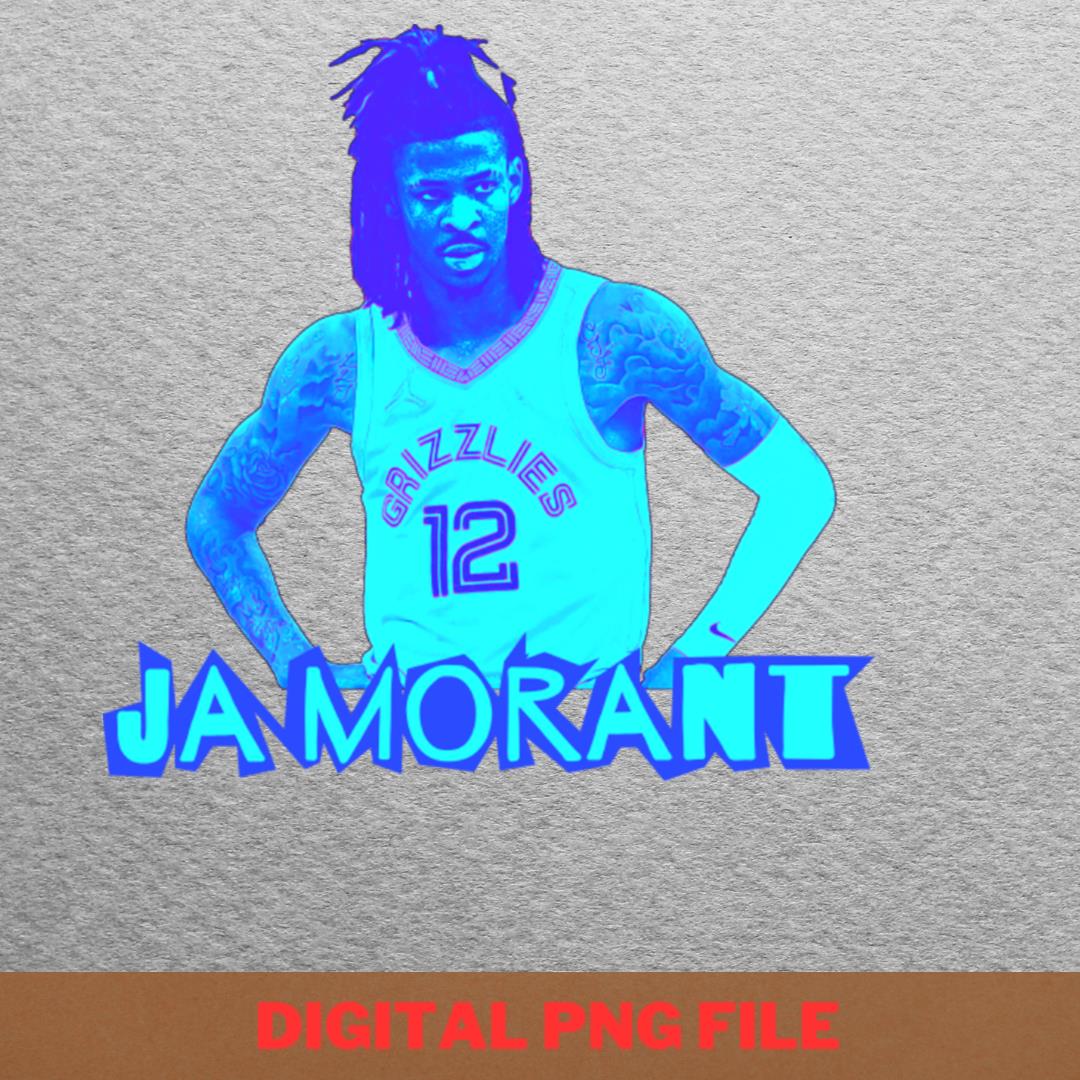 Ja Morant Vision PNG, Ja Morant PNG, Basketball Player Digit | Inspire ...