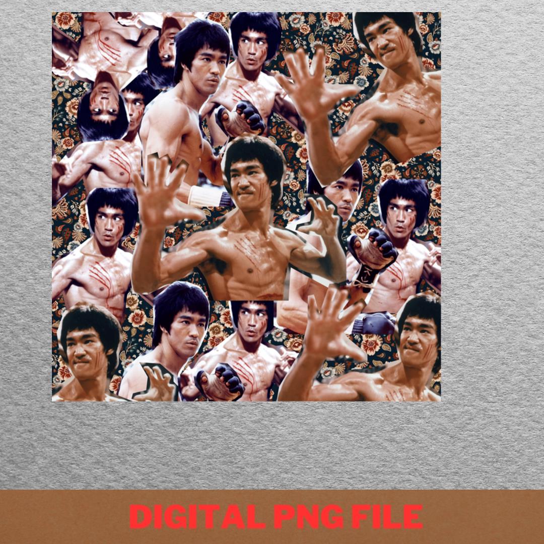 Bruce Lee Energy PNG, Bruce Lee PNG, Kung Fu Digital Png Fil | Inspire ...