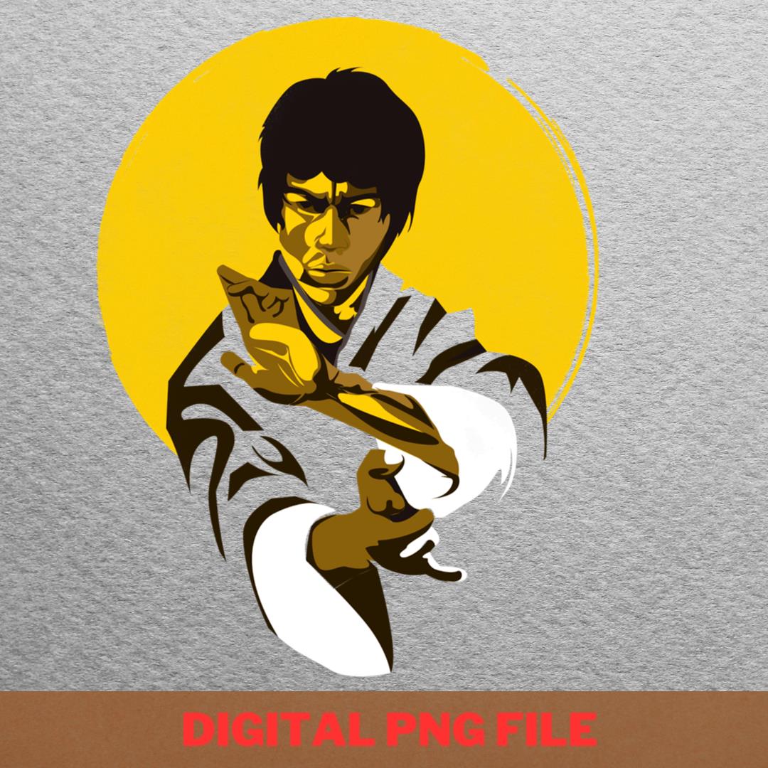 Bruce Lee Motivated PNG, Bruce Lee PNG, Kung Fu Digital Png | Inspire ...