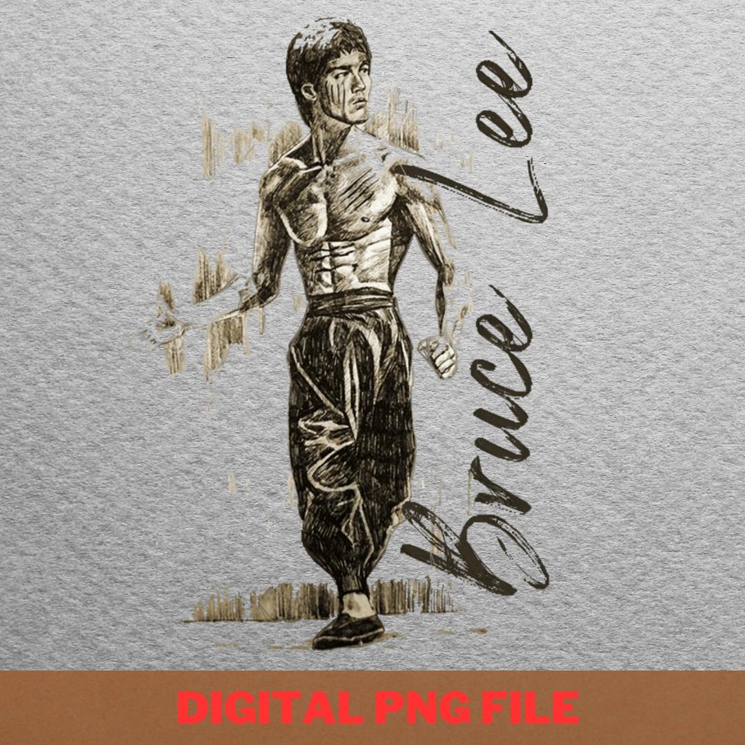 Bruce Lee Talent PNG, Bruce Lee PNG, Kung Fu Digital Png Fil | Inspire ...