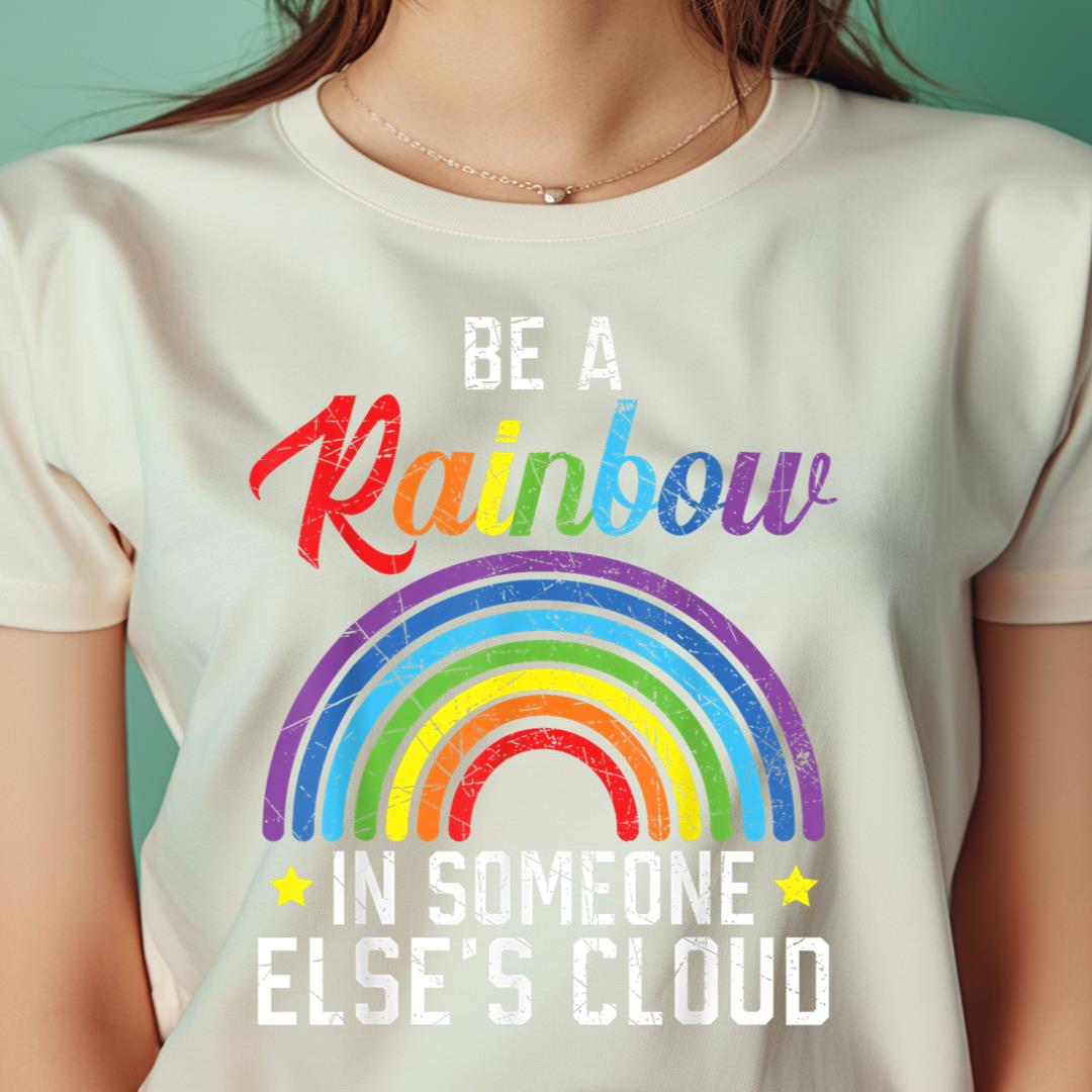 Be A Rainbow In Someone Else Cloud Rainbow Lover PNG, Rainbo | Inspire ...