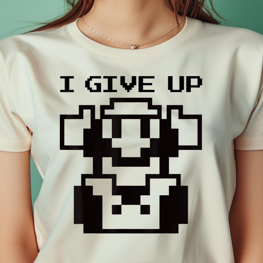 Nintendo Super Mario Give Up 8-Bit Pixel PNG, Super Mario PN | Inspire ...