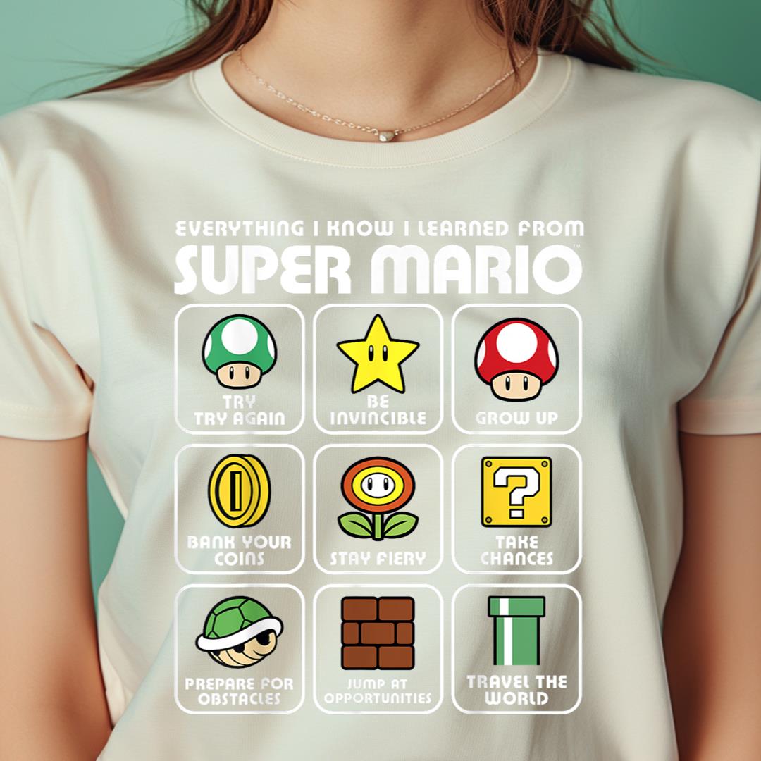 Nintendo Super Mario Life Lessons Icons PNG, Super Mario PNG | Inspire ...