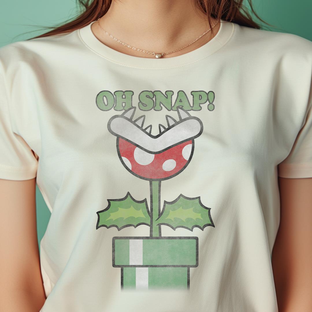Nintendo Super Mario Piranha Plant Oh Snap PNG, Super Mario | Inspire ...