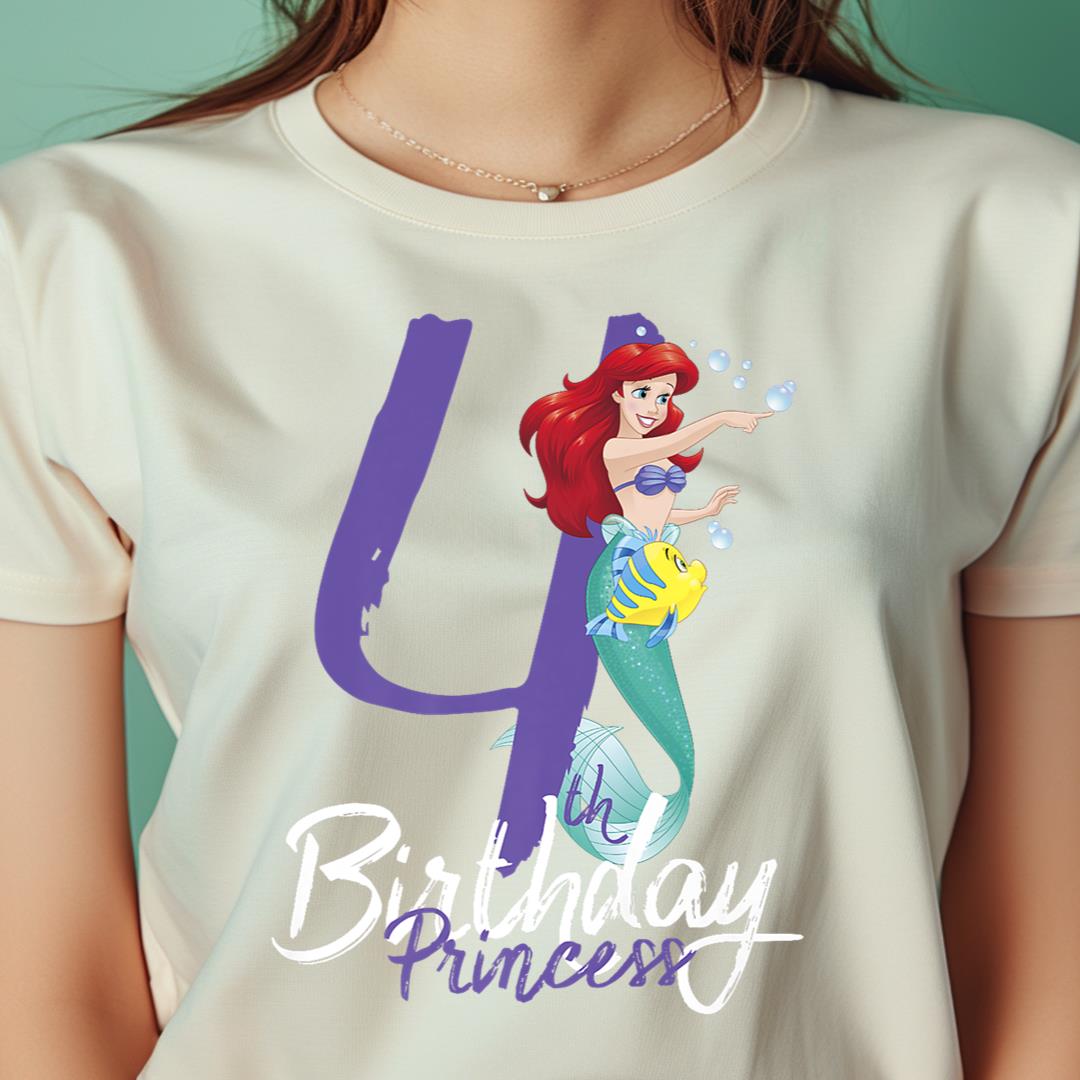 Disney Little Mermaid Ariel 4Th Birthday Princess PNG, The L | Inspire ...