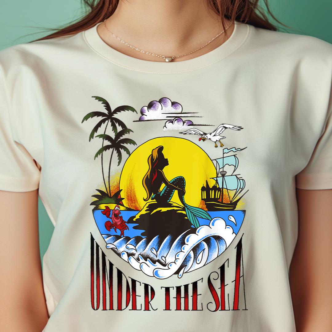Disney Little Mermaid Ariel Under The Sea Tattoo PNG, The Li | Inspire ...