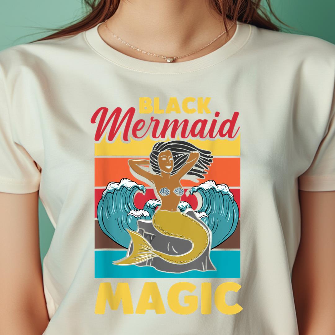 Mermaid African American Black Mermaid Magic PNG, The Little | Inspire ...