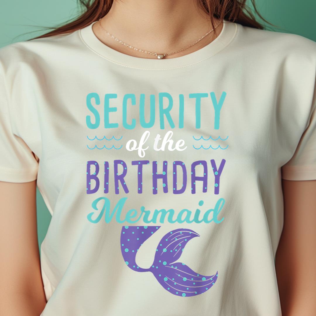 Security Mermaid Dad - Daddy Of The Birthday Mermaid PNG, Th | Inspire ...