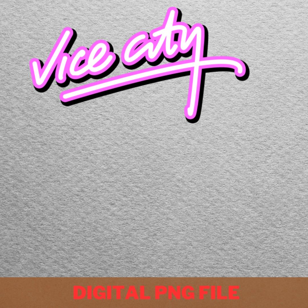 Vice City Neon Letters - Gta Notorious Underworld PNG, Gta P | Inspire ...