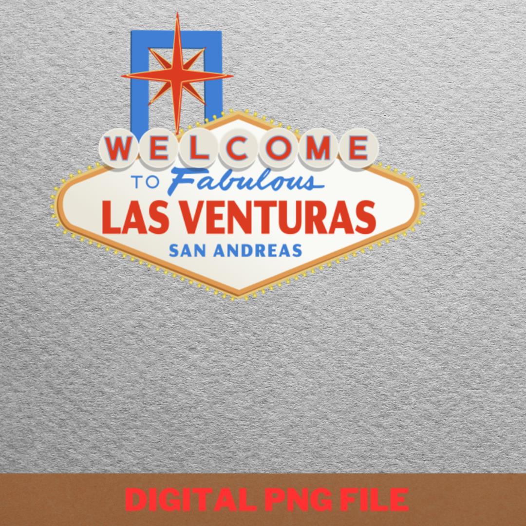 Welcome To Las Venturas - Gta Crime Lords PNG, Gta PNG, Vice | Inspire ...