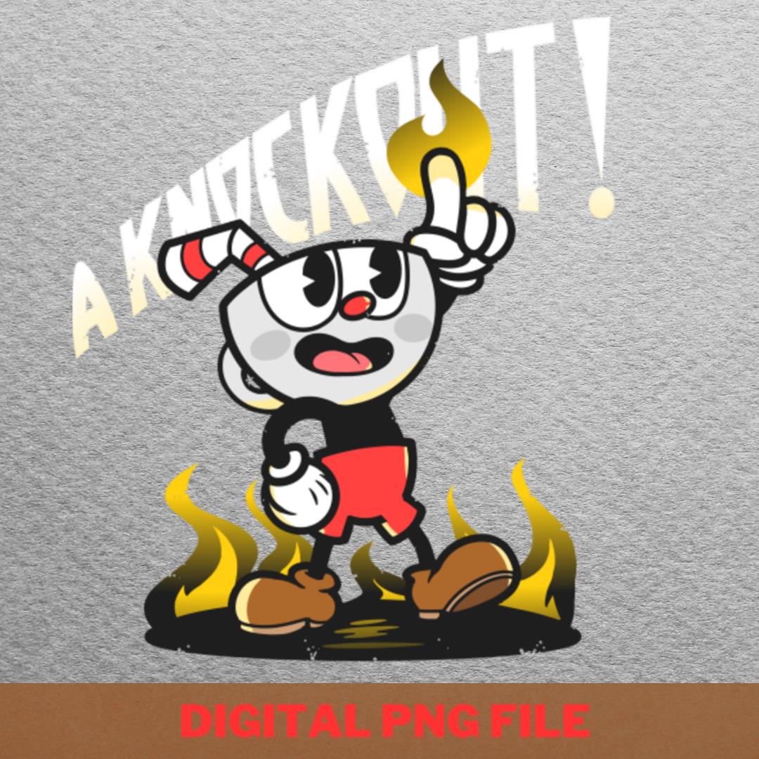 Its A Knockout - Cuphead Underdog Underdone PNG, Cuphead PNG | Inspire ...