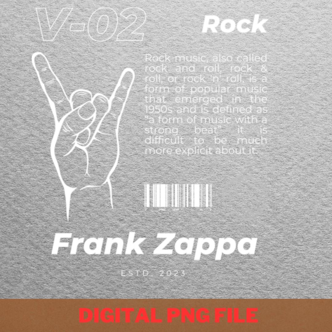 Frank Zappa Rebellious Artistry PNG, Frank Zappa PNG, 70s St | Inspire ...