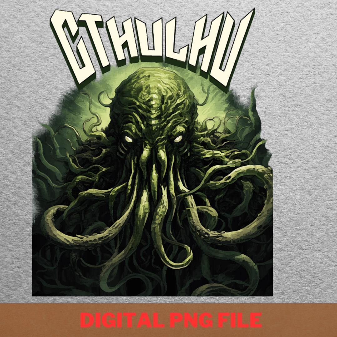 Call Of Cthulhu Art PNG, Hp Lovecraft PNG, Sea Monster Digit | Inspire ...