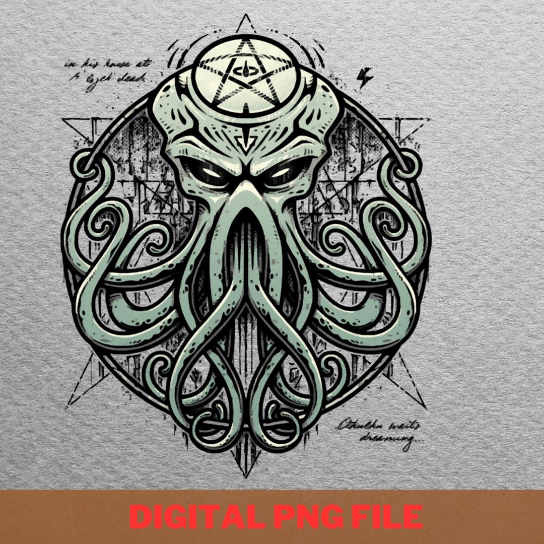 Call Of Cthulhu Hoodies PNG, Hp Lovecraft PNG, Sea Monster D | Inspire ...