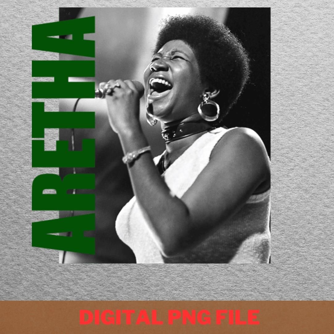 Aretha Franklin Iconic Hits PNG, Aretha Franklin PNG, Back C | Inspire ...