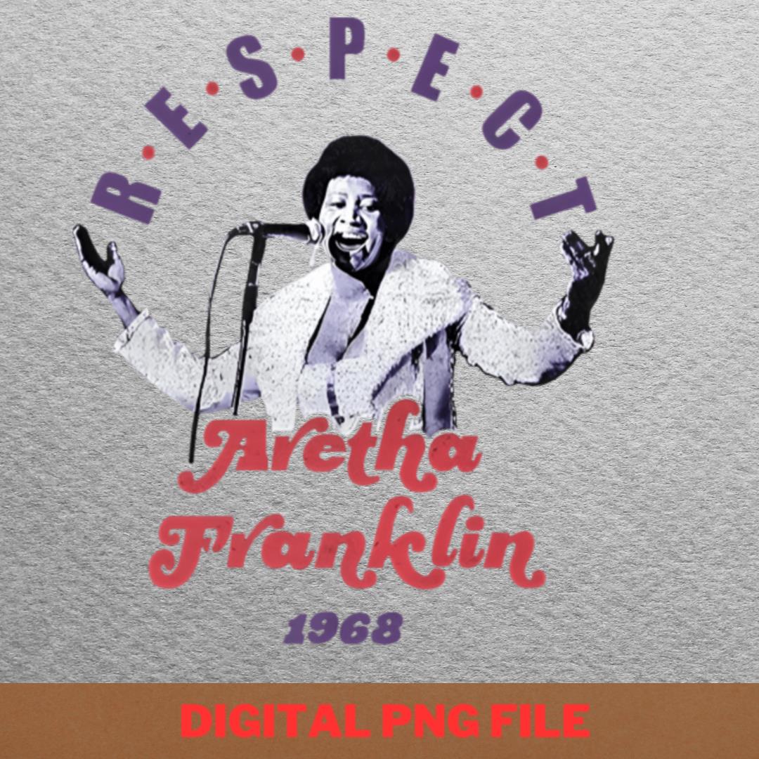 Aretha Franklin Inspiring Voice PNG, Aretha Franklin PNG, Ba | Inspire ...