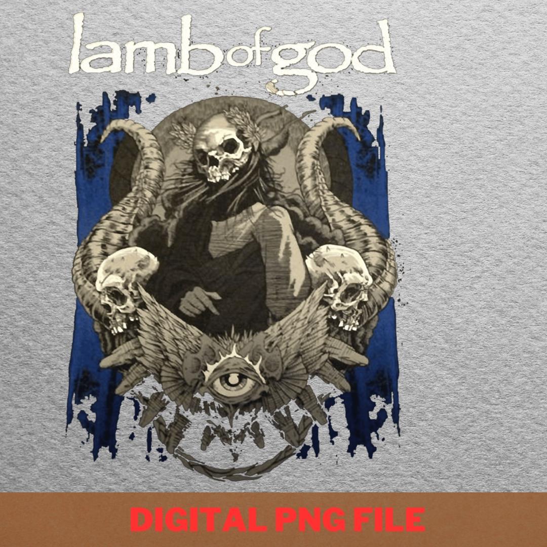Lamb Of God Force PNG, Lamb Of God PNG, Heavy Metal Digital | Inspire ...